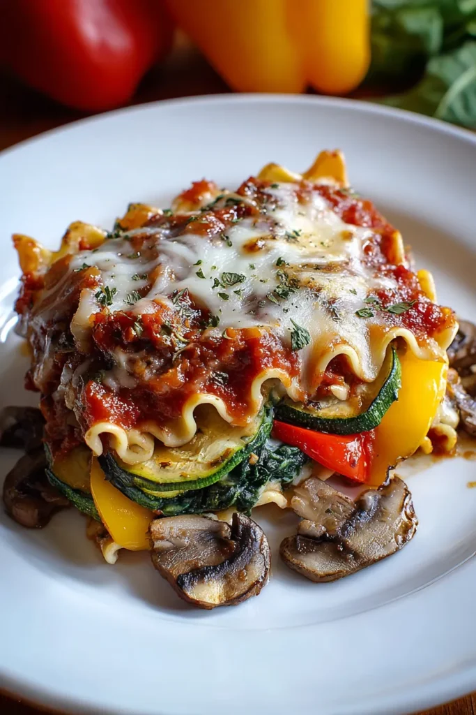 Hearty Italian Baked Vegetable Lasagna – Yummy Casa