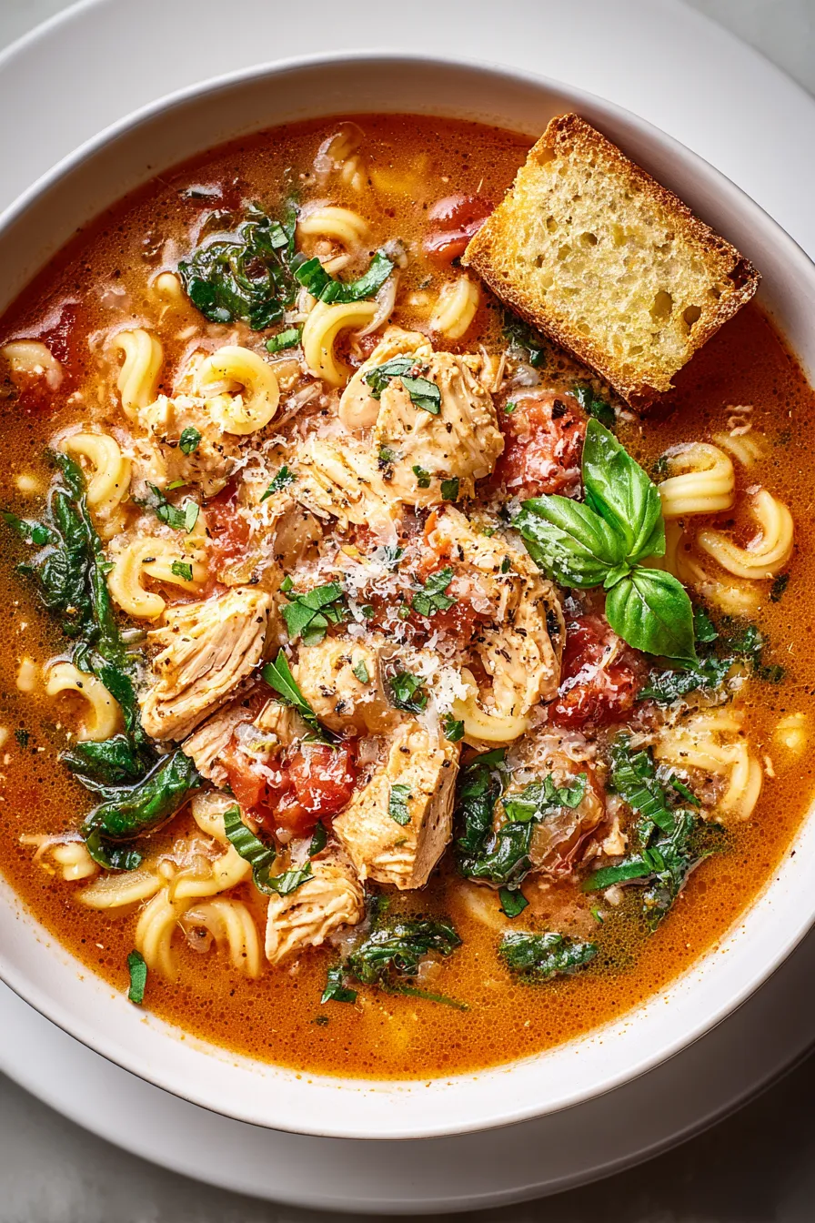 Chicken Parmesan Soup – Yummy Casa