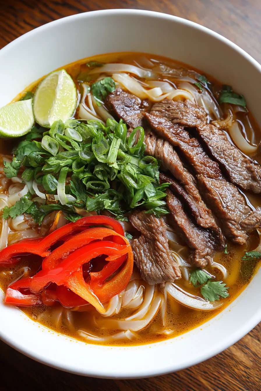 Satay Beef Noodle Soup – Yummy Casa