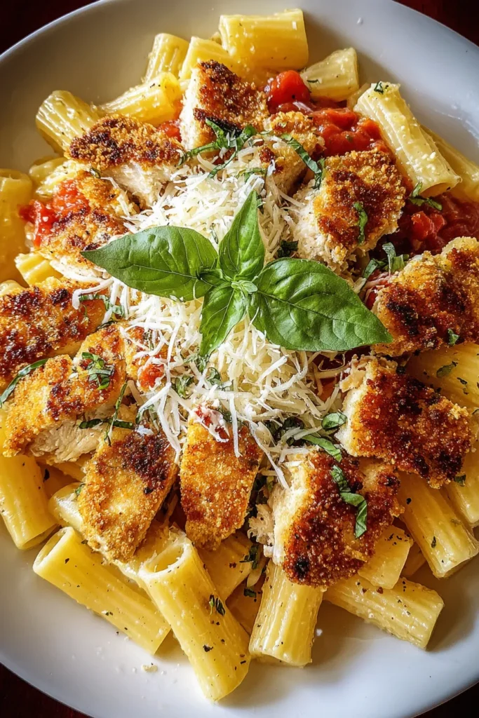 Parmesan Chicken Pasta – Yummy Casa