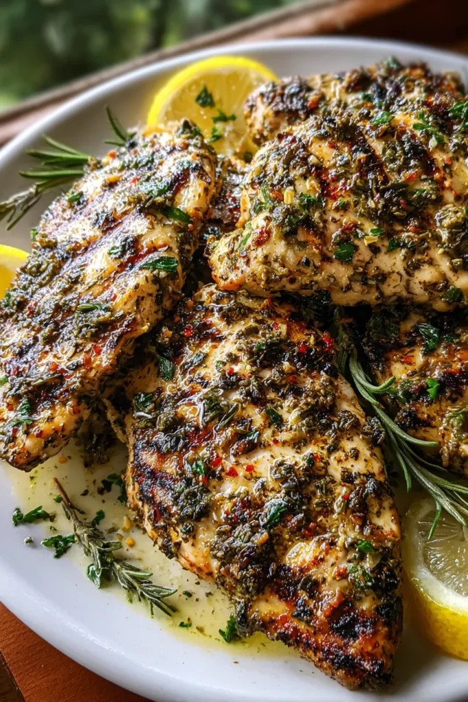 Mediterranean Herb Crusted Grilled Chicken – Yummy Casa