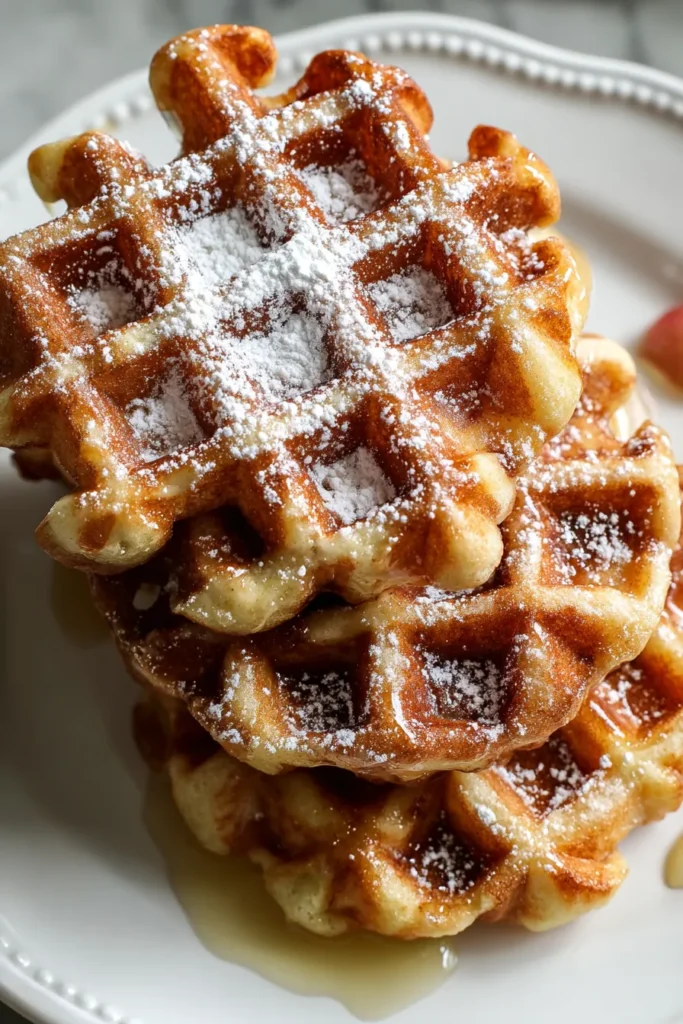 Apple Fritter Waffle Donuts – Yummy Casa