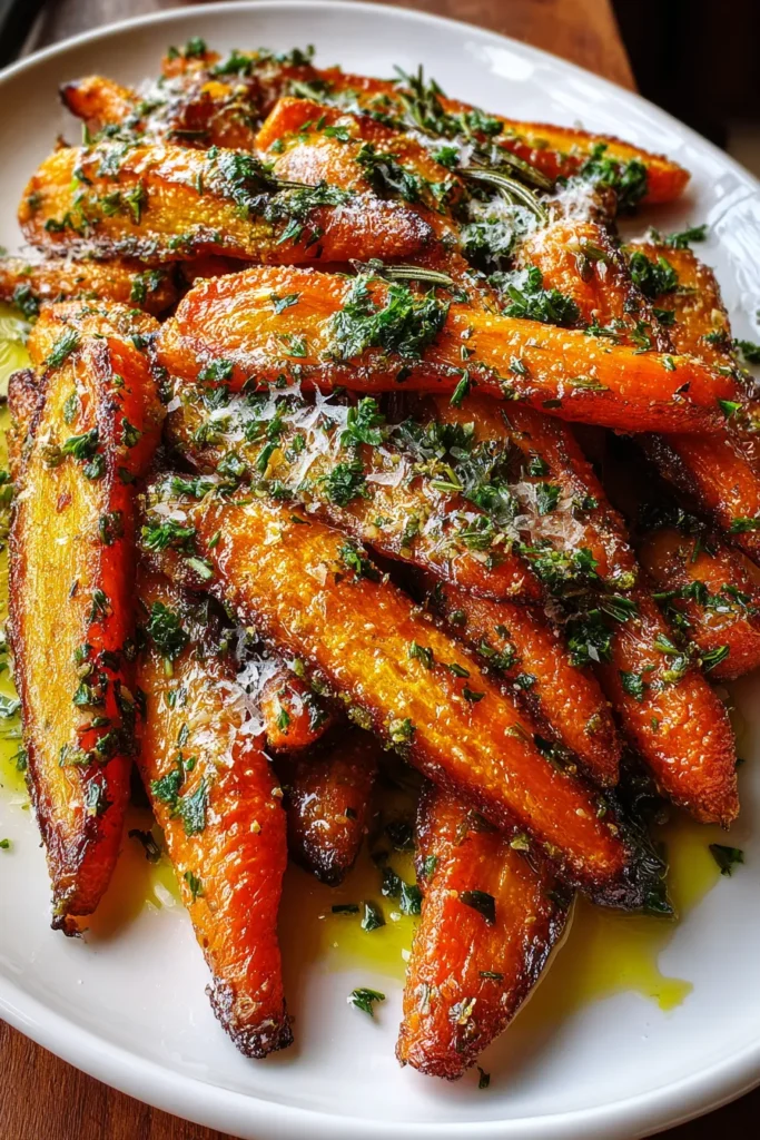 Roasted Herb-Infused Smashed Carrots – Yummy Casa