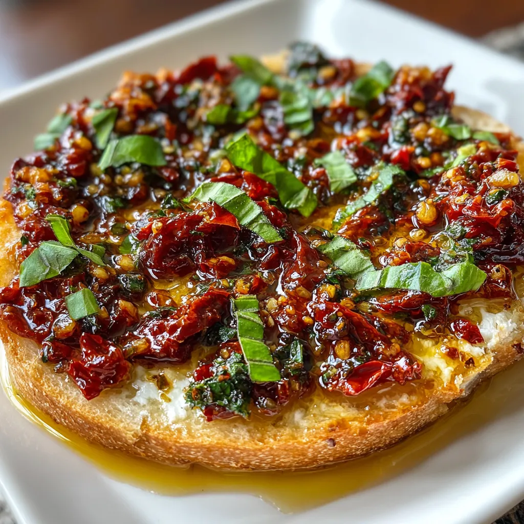 Mediterranean Sun Dried Tomato Garlic Olive Oil Dip – Yummy Casa