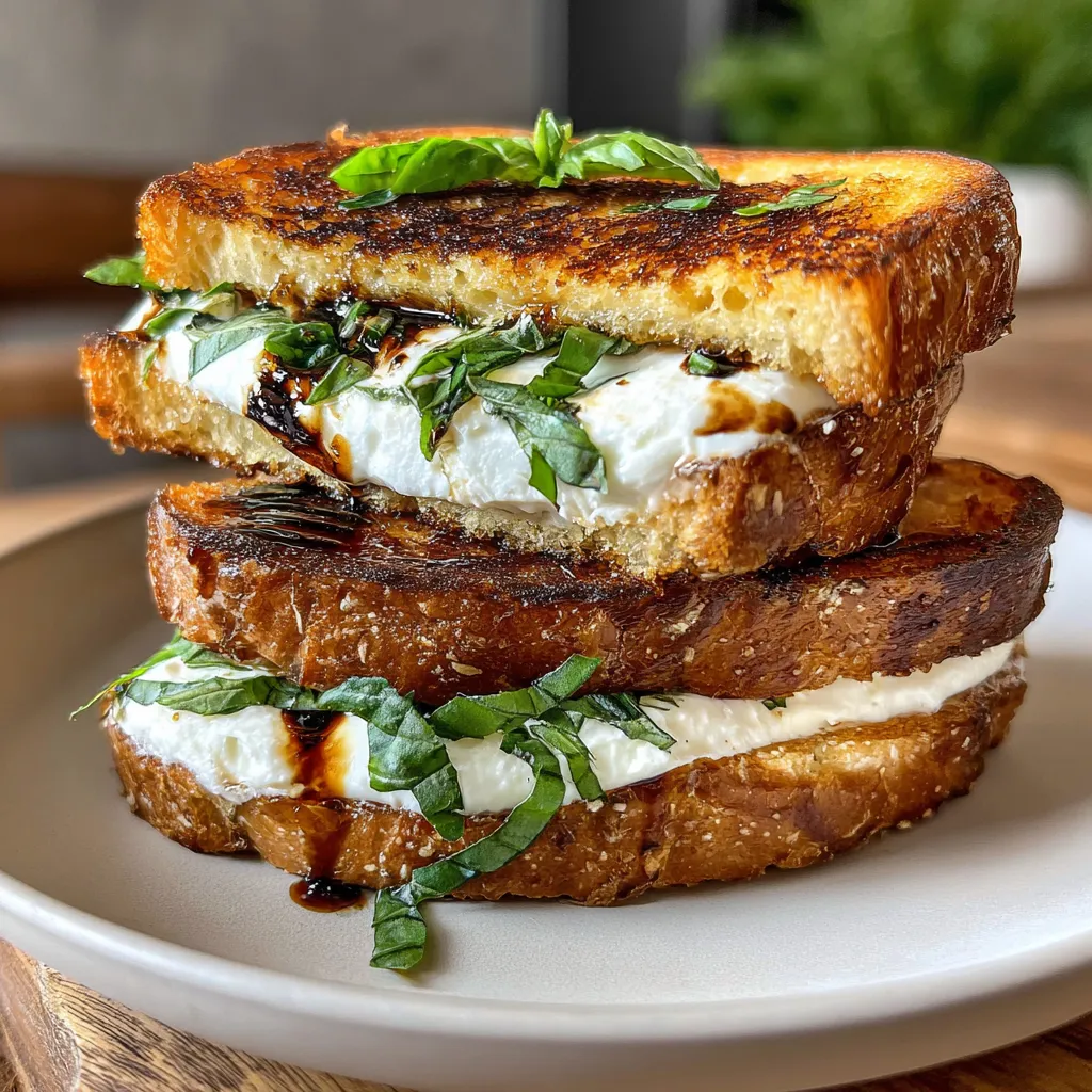 Burrata Grilled Cheese Sandwich – Yummy Casa