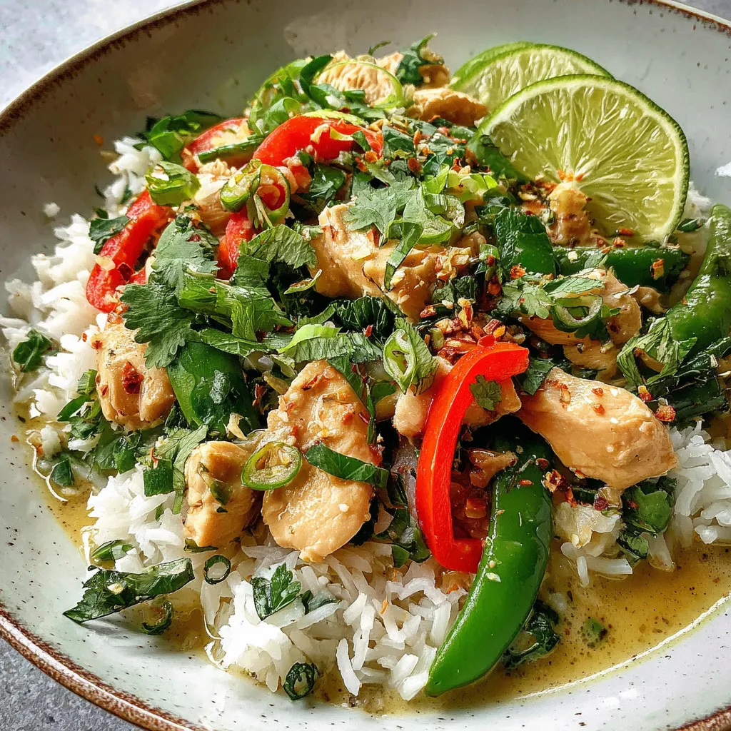 Coconut Chicken Rice Bowl – Yummy Casa